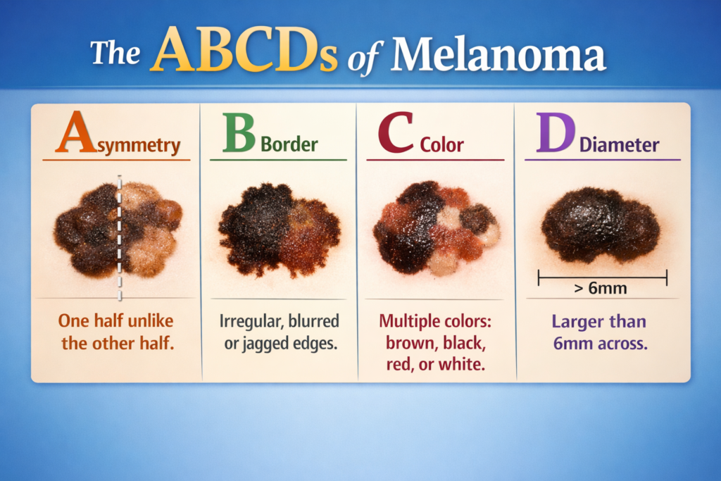 The ABCDs of Melanoma - medcalcu.com